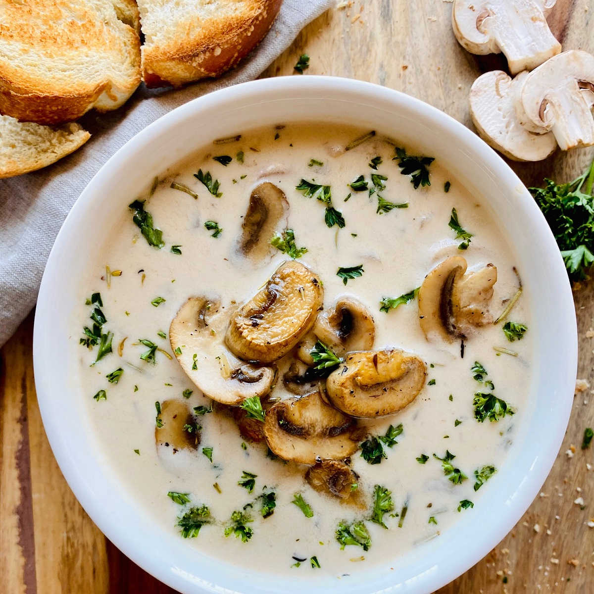 Is cream of mushroom soup good for health?