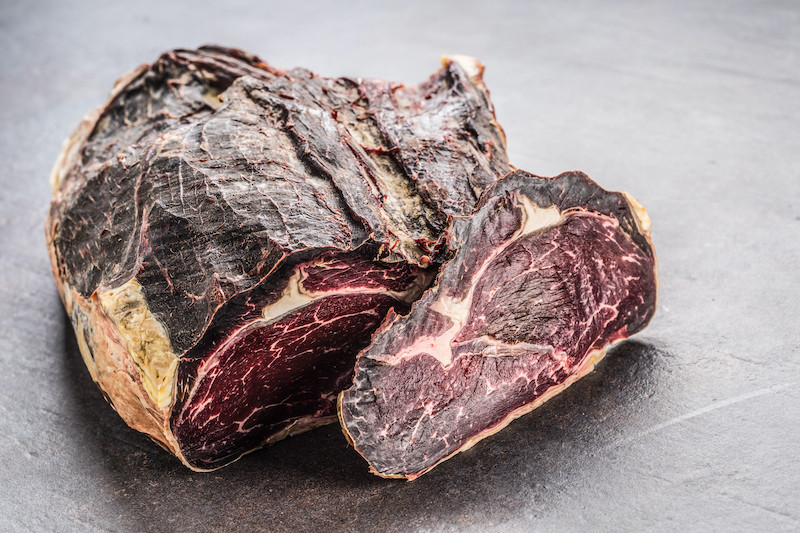 Is dry aging beef at home safe?