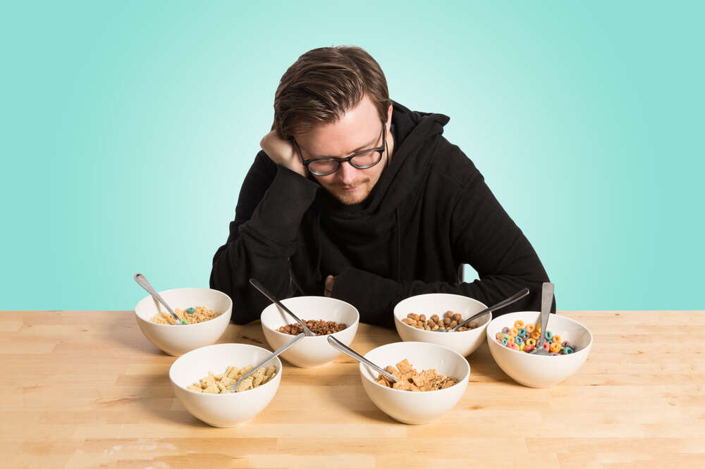 Is eating dry cereal OK?