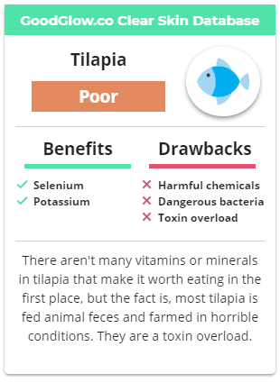 Is eating fish good for acne?