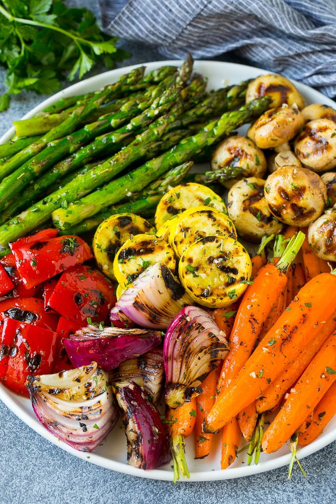Is eating grilled vegetables healthy?