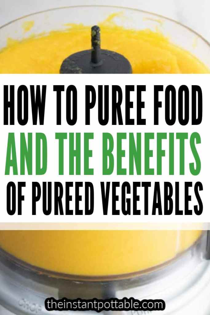 Is eating pureed vegetables good for you?