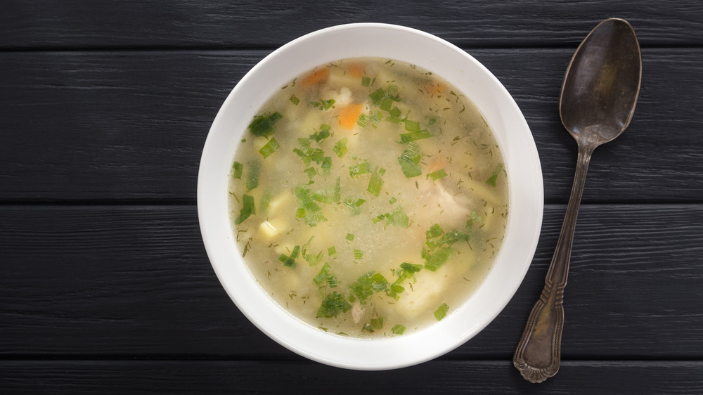 Is egg drop soup good for you when you're sick?