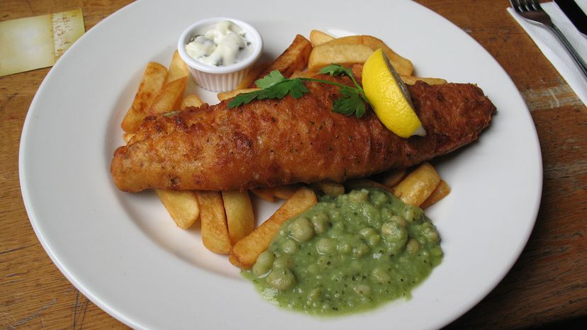 Is fish and chips the national dish of England?