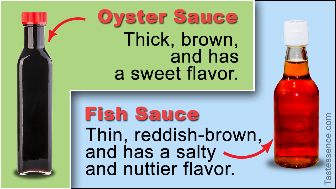 Is fish sauce and oyster sauce the same thing?