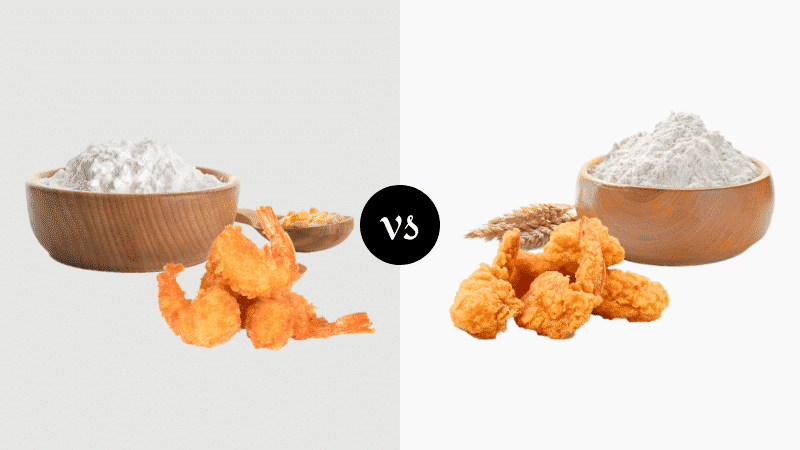 Is flour or cornmeal better for frying?