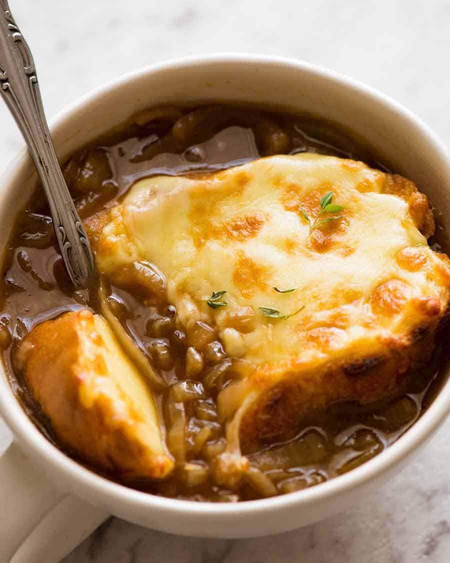 Is French onion soup a clear soup?