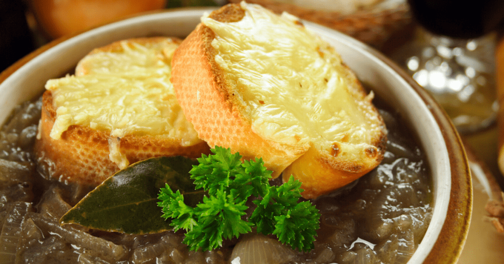 Is French onion soup a main course?