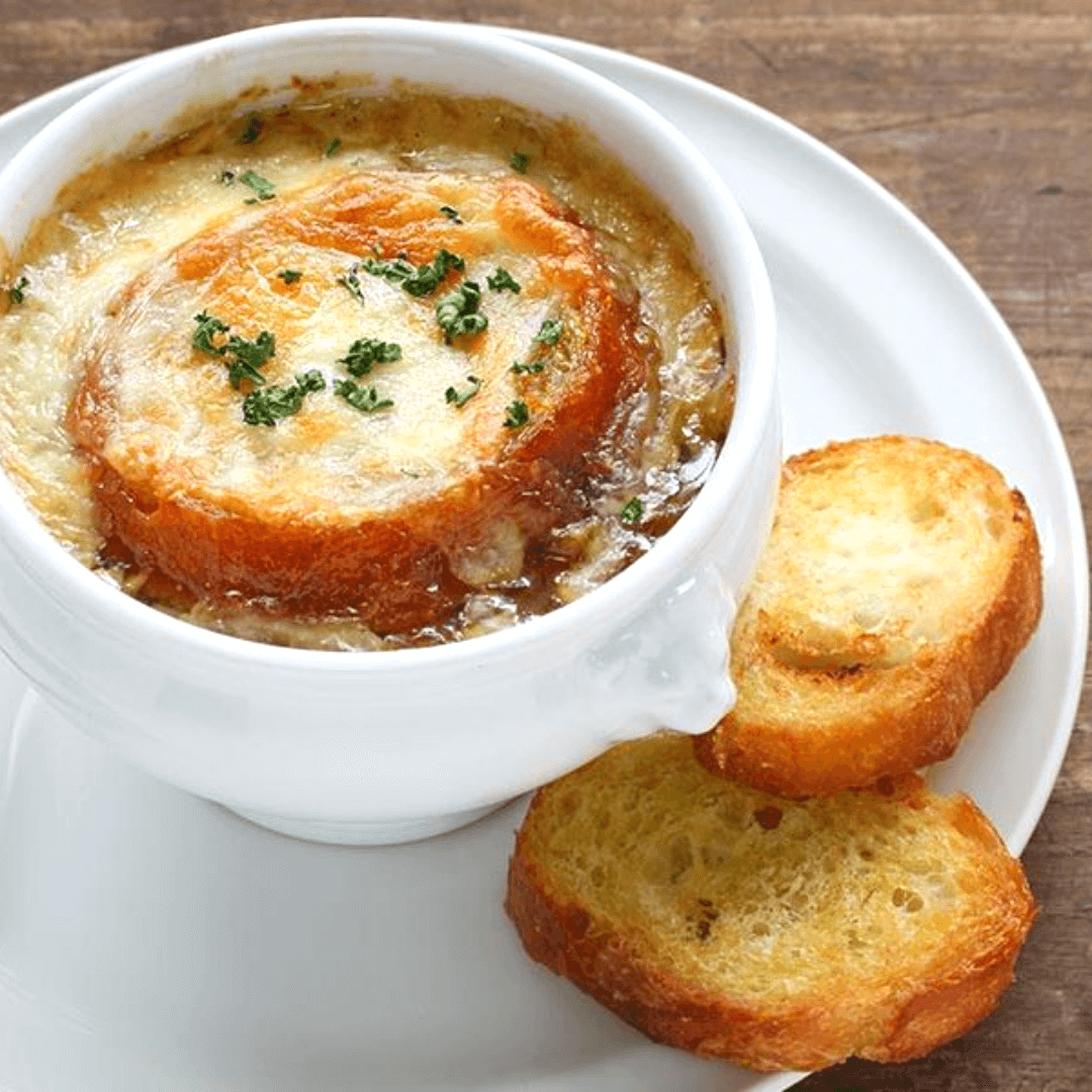 Is french onion soup good for a sore throat?