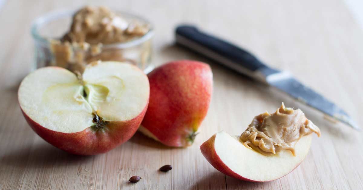 Is fruit and peanut butter healthy?