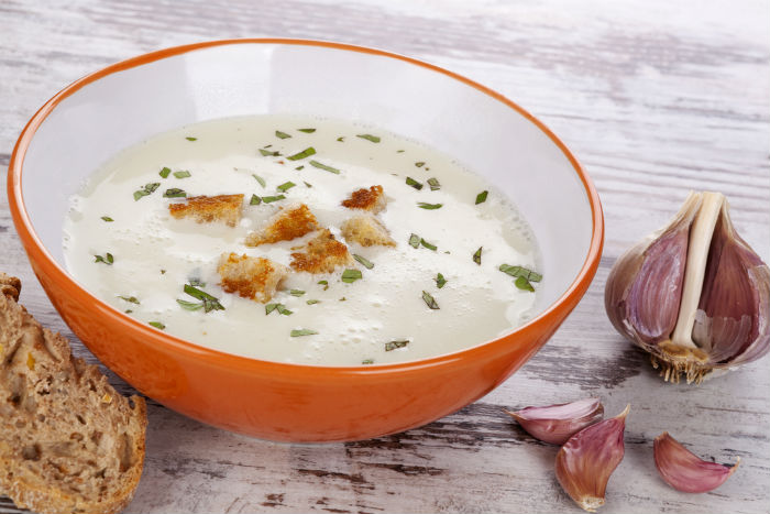 Is garlic soup good for health?