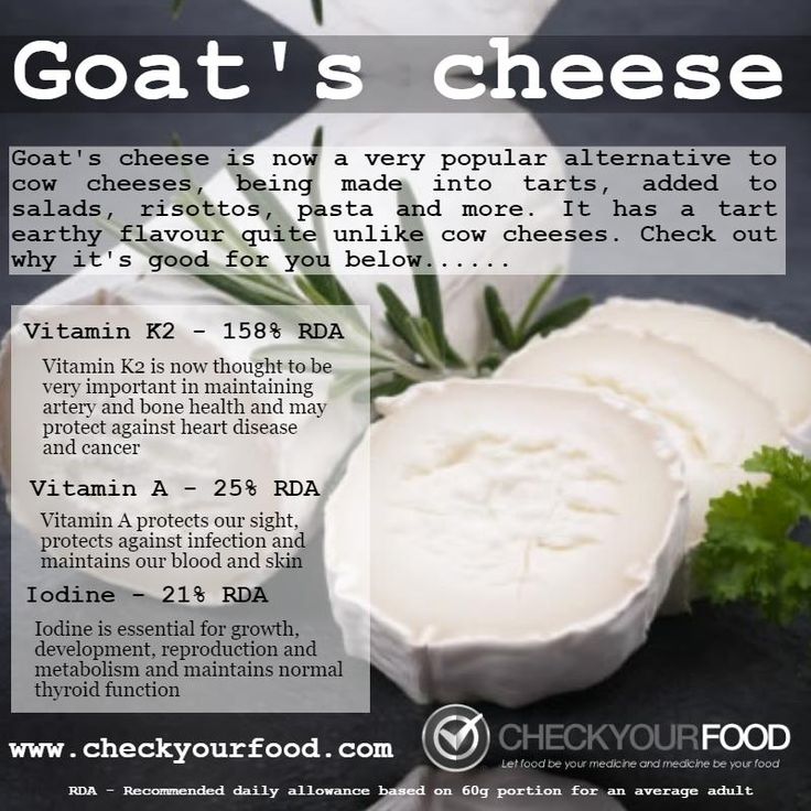 Is goat cheese the healthiest?