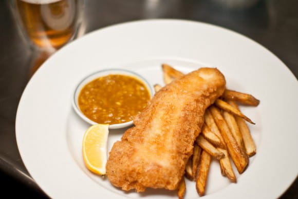 Is gravy on fish and chips normal?