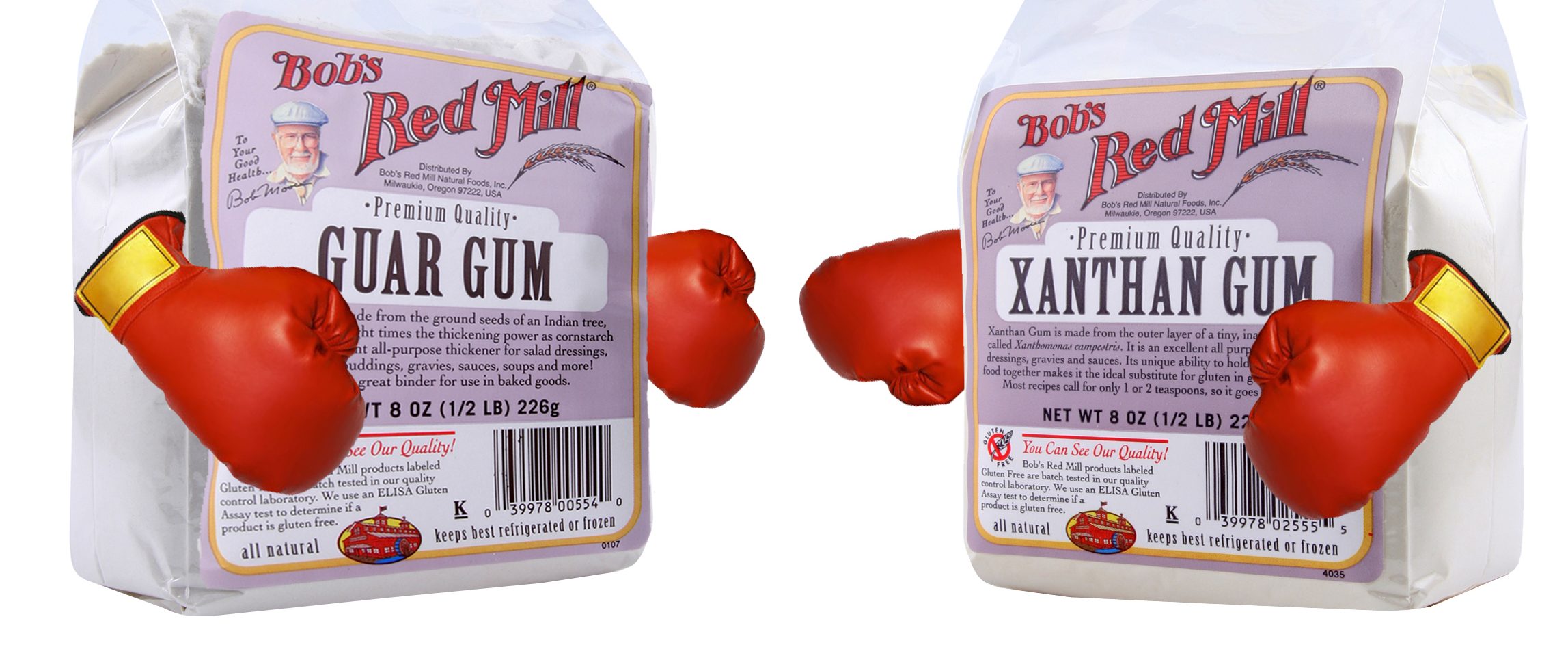 Is guar gum and xanthan gum the same?