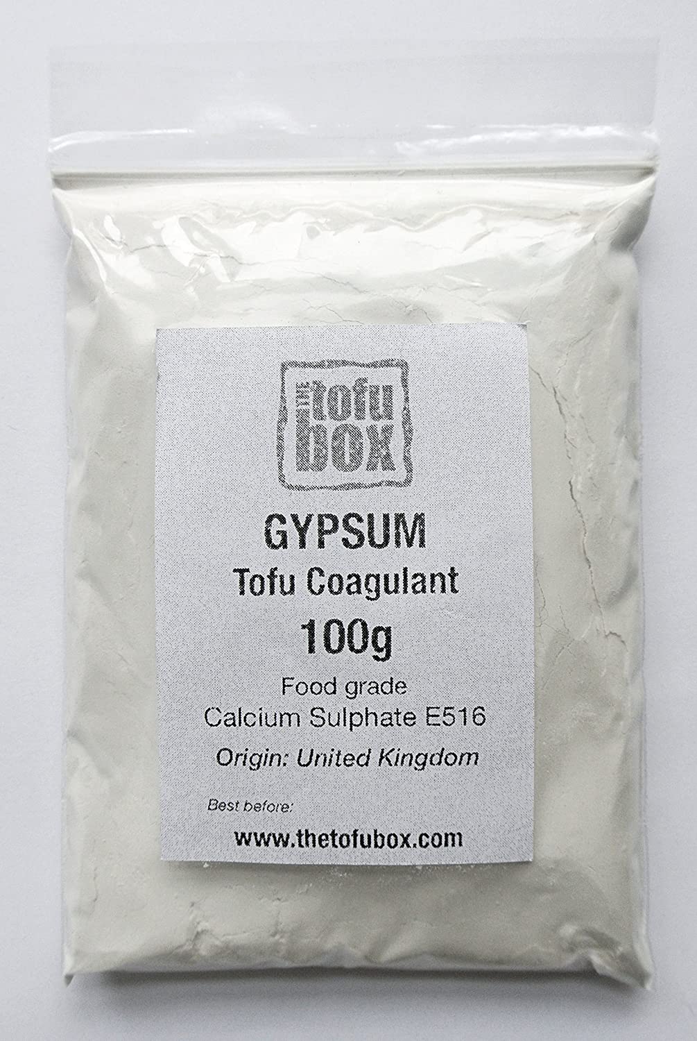 Is gypsum safe in tofu?