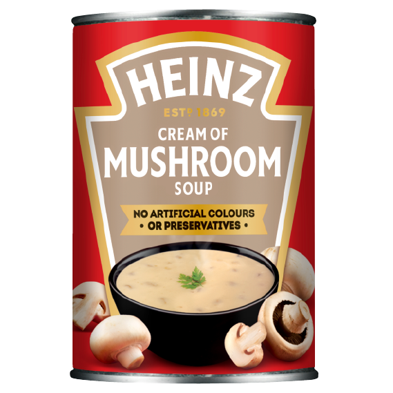 Is Heinz's cream of mushroom soup healthy?