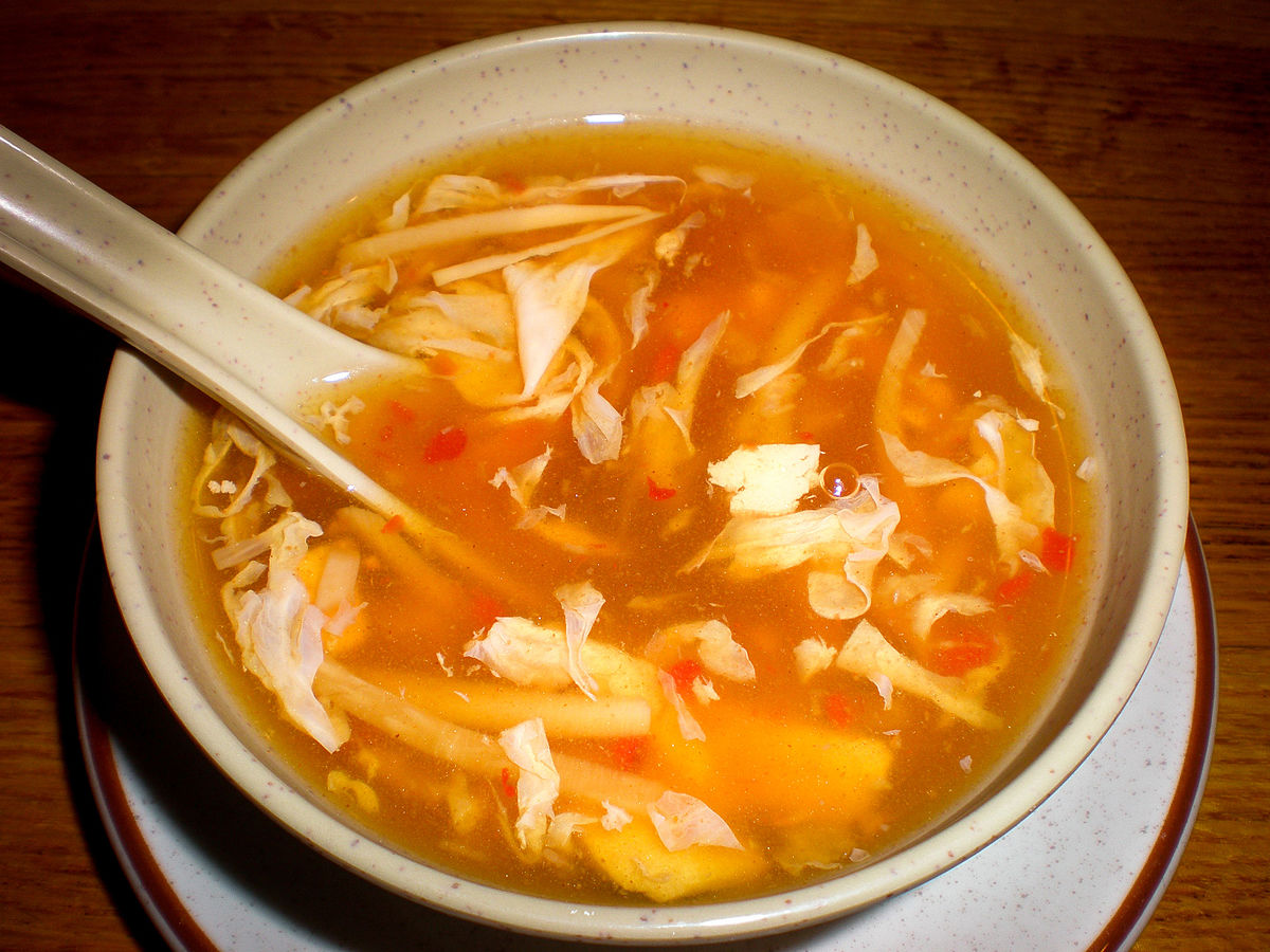 Is hot and sour soup authentic Chinese food?