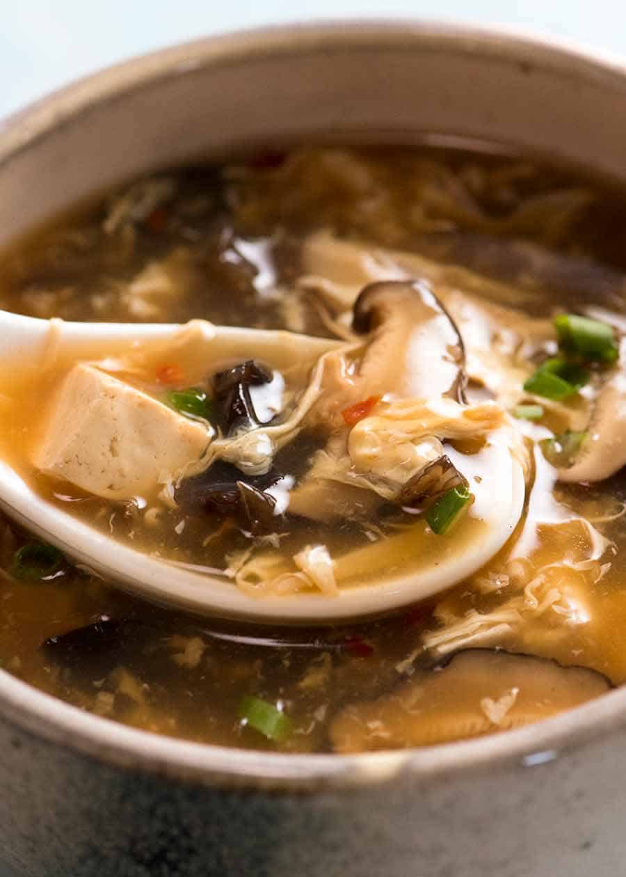 Is hot and sour soup eaten hot or cold?