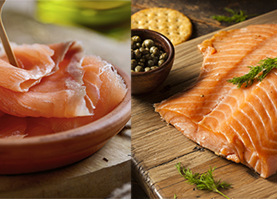 Is hot-smoked salmon served hot or cold?