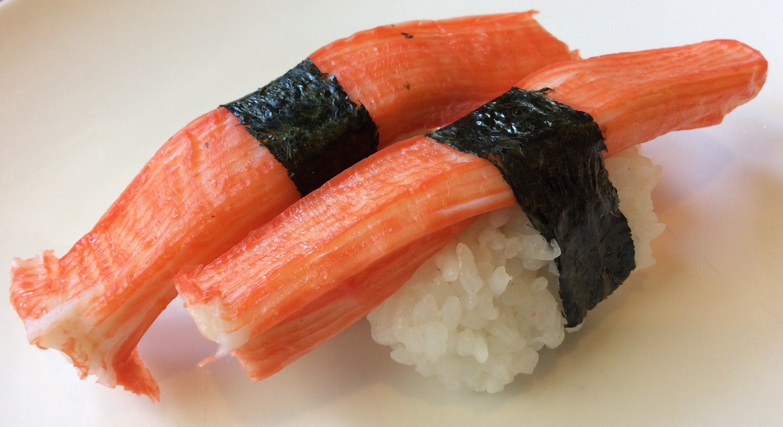 Is imitation crab real sushi?