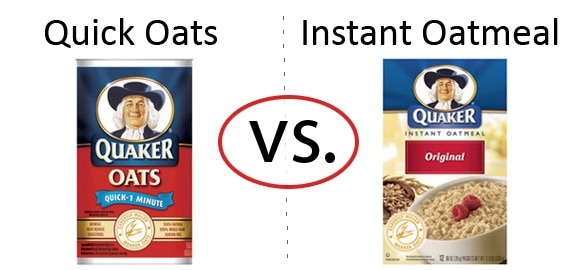 Is it better to buy instant oatmeal or quick oats?