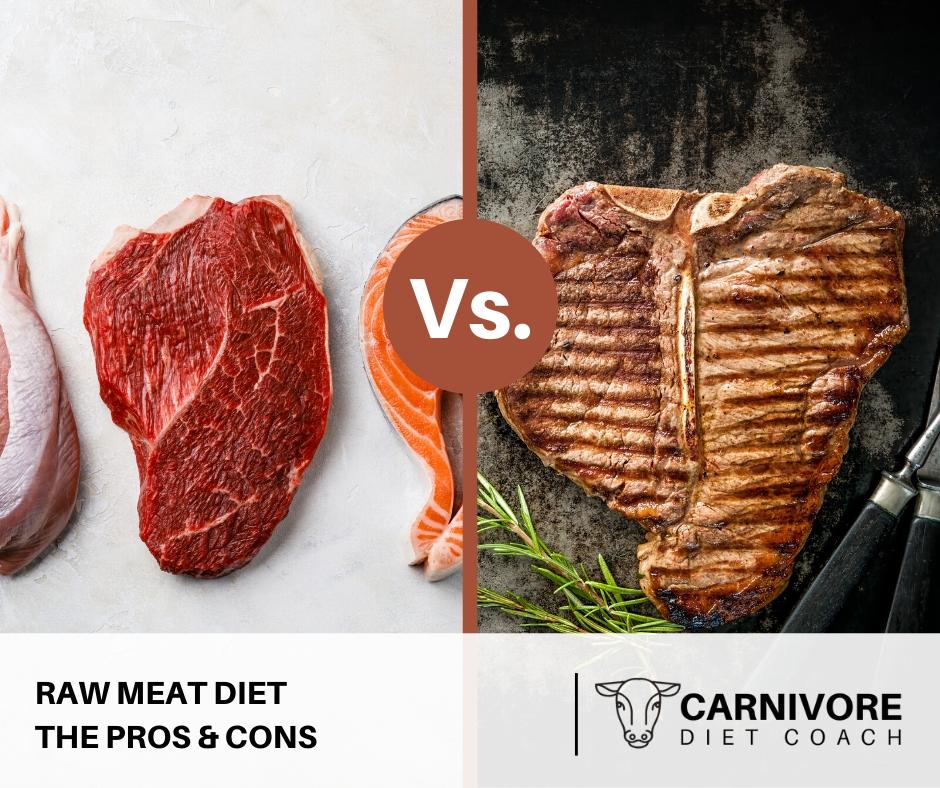 Is it better to eat meat raw or cooked?