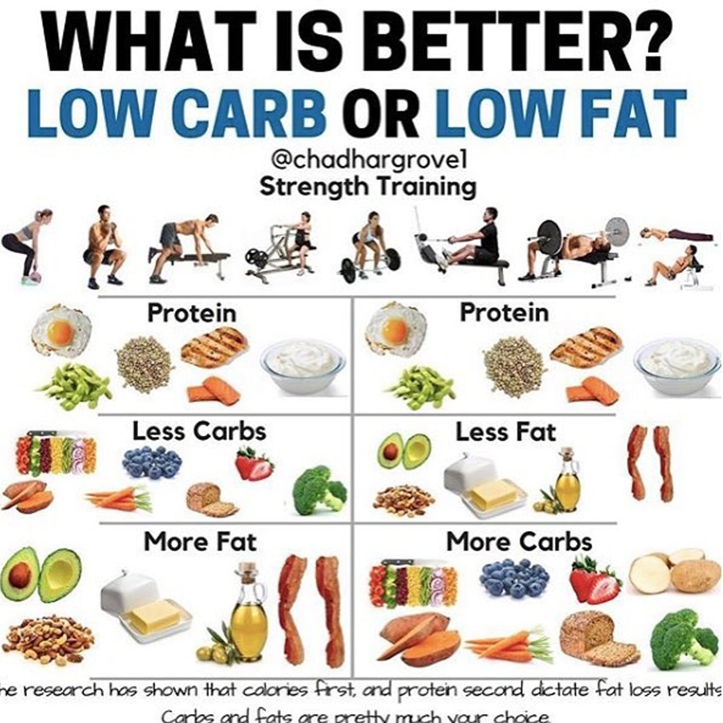 Is it better to eat more fat or carbs?