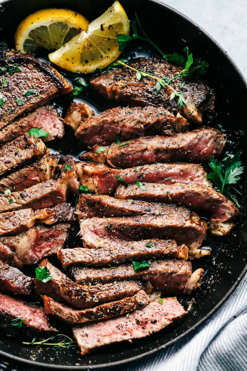 Is it better to marinate steak whole or cut?