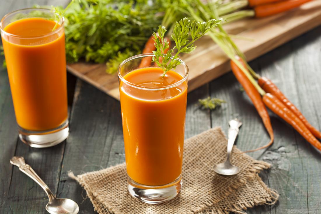 Is it good to drink carrot juice at night?