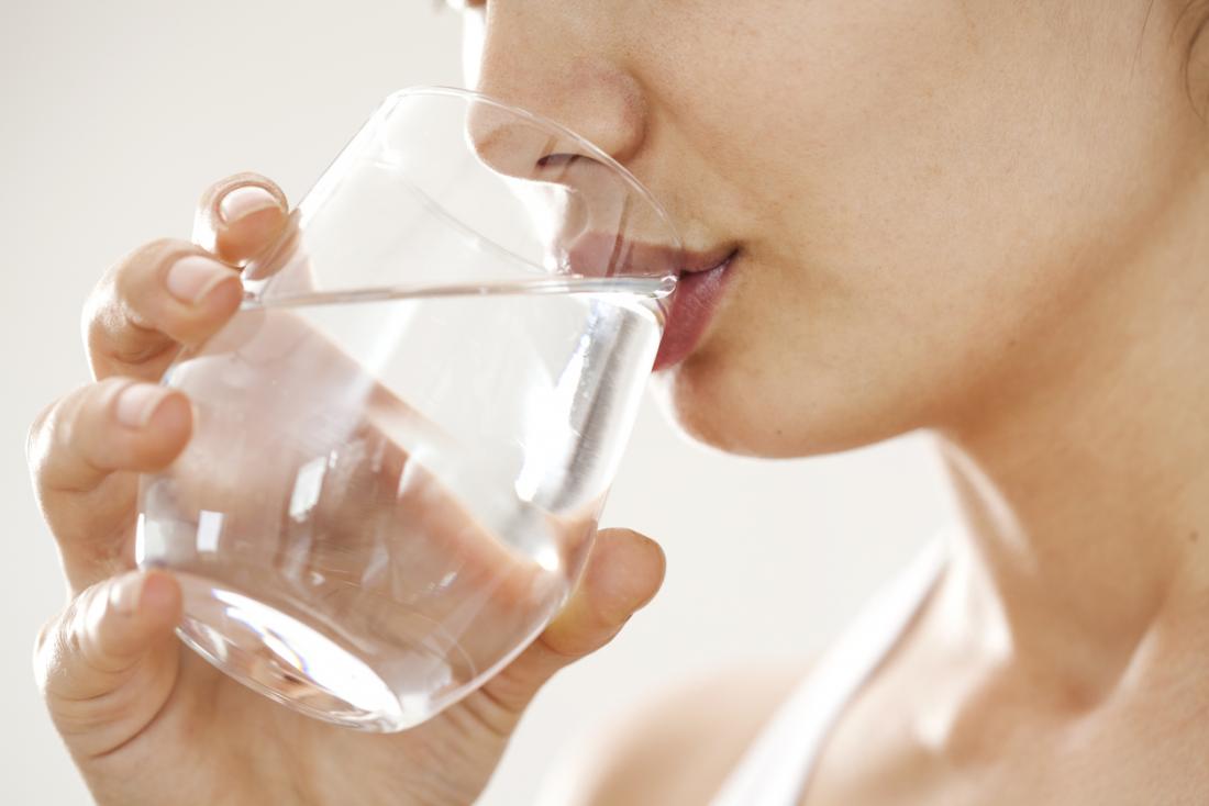 Is it good to drink water fast or slowly?