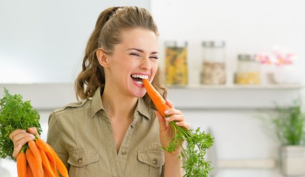 Is it good to eat carrot after dinner?