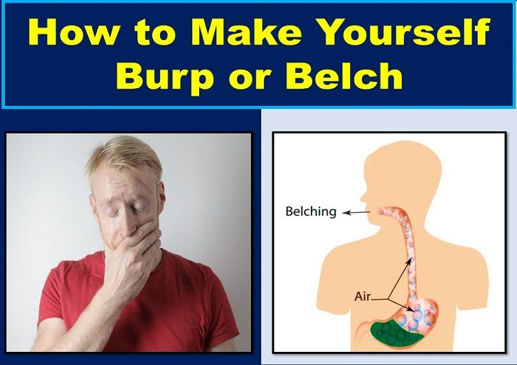 Is it good to make yourself belch?