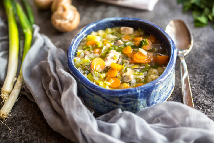 Is it healthy to drink chicken soup?