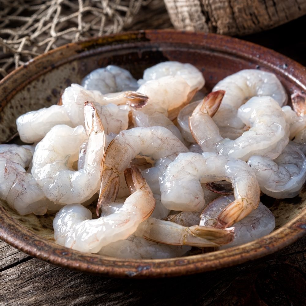 Is it normal for shrimp to be white?