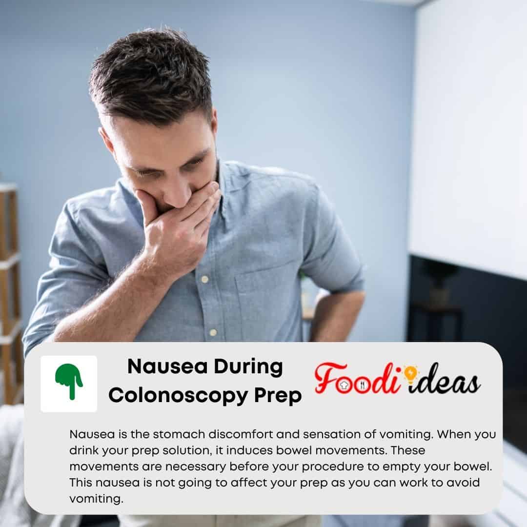 Is it normal to vomit during colonoscopy prep?