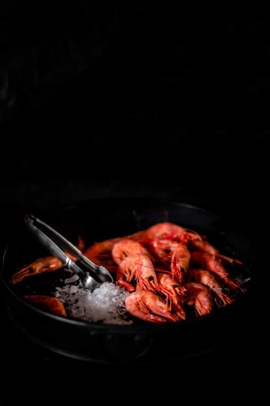Is it OK to defrost shrimp in microwave?