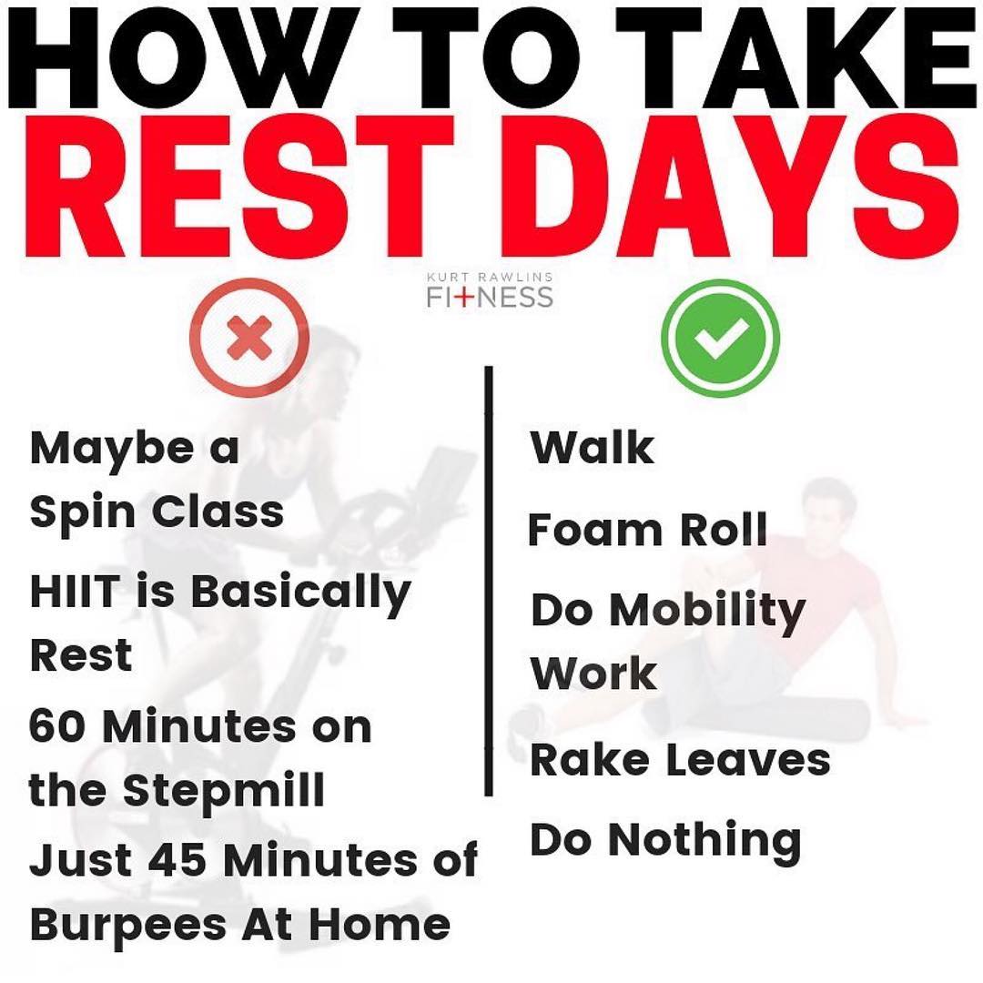 Is it OK to do nothing on rest days?