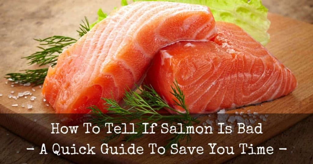 Is it OK to eat cooked salmon that is slimy?