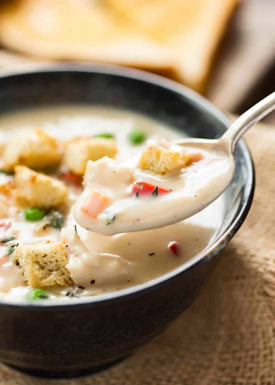 Is it OK to eat cream of chicken soup that is leaking?