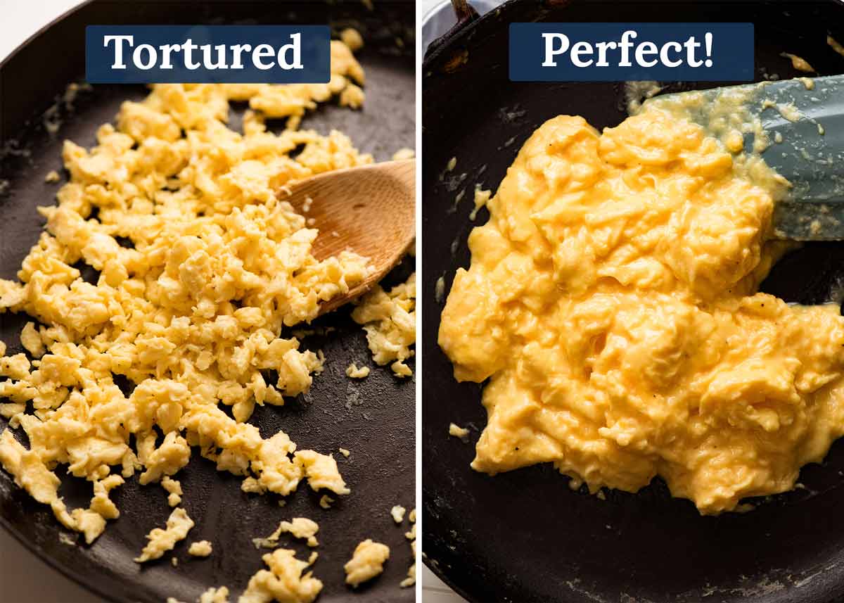 Is it OK to eat overcooked scrambled eggs?