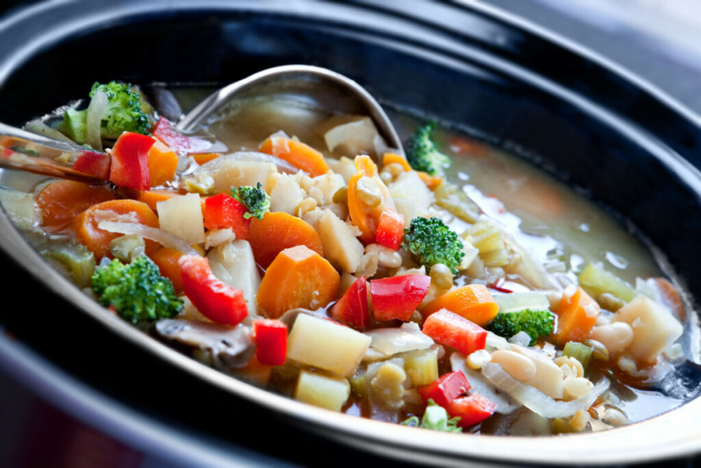 Is it OK to leave soup in crock pot overnight?