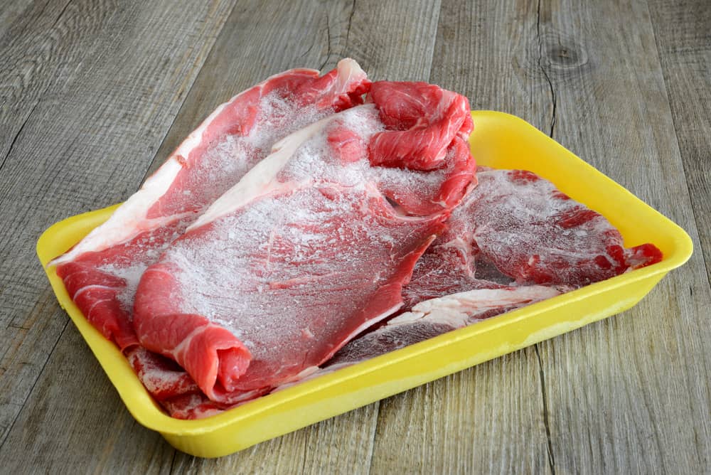 Is it OK to thaw beef on the counter?