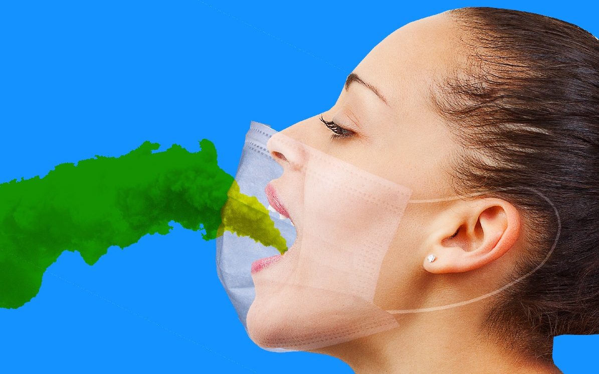 Is it okay to breathe through your mouth while wearing a mask?