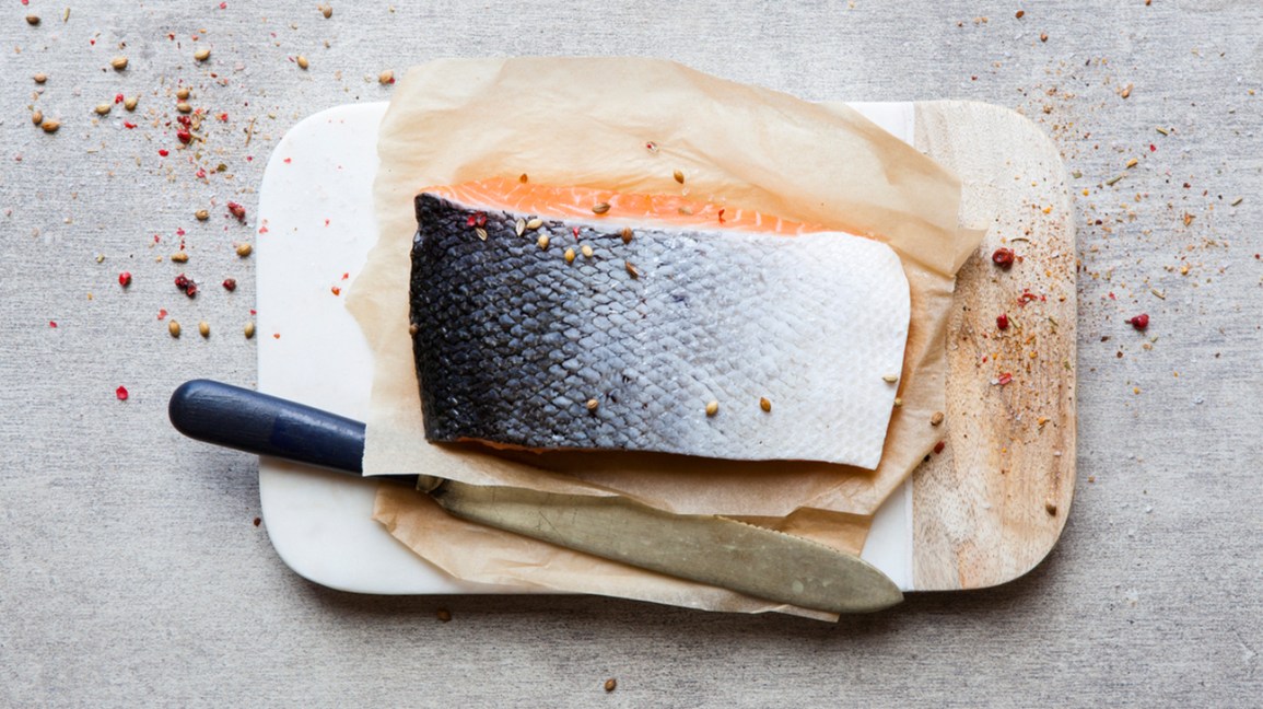 Is it okay to eat haddock skin?
