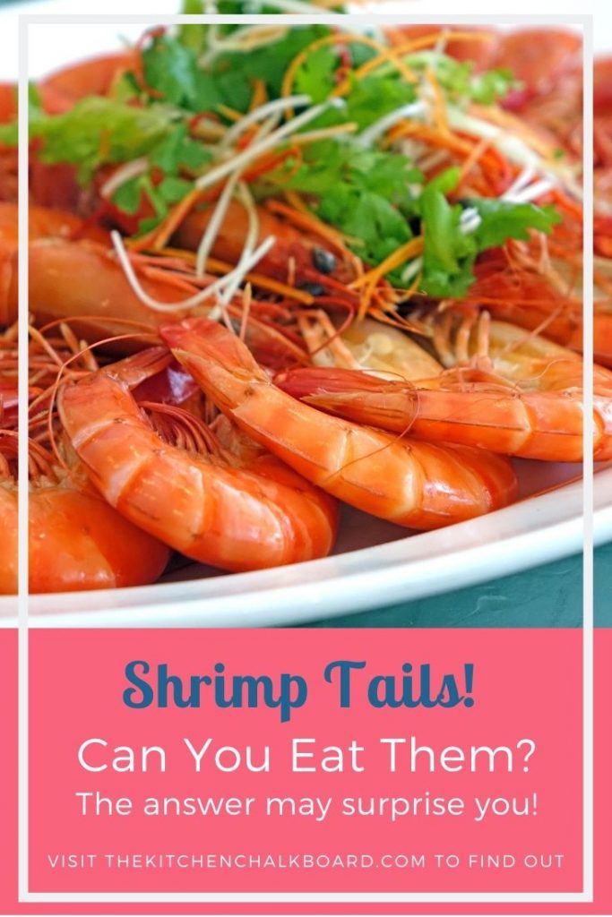 Is it okay to eat shrimp tails?