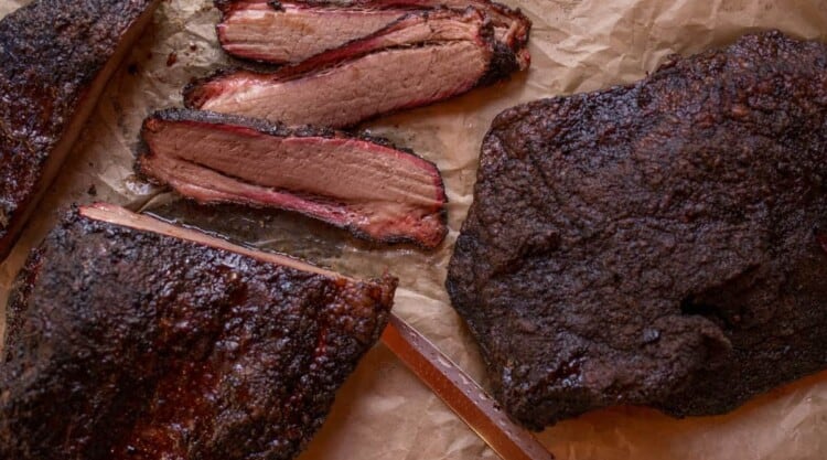 Is it okay to eat the fat on a brisket?