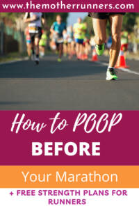 Is it okay to poop before a run?