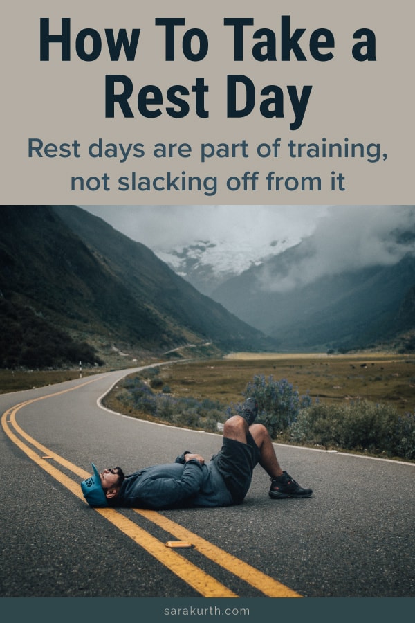Is it okay to take a rest day from running?
