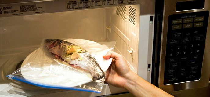 Is it safe to cook fish in the microwave?