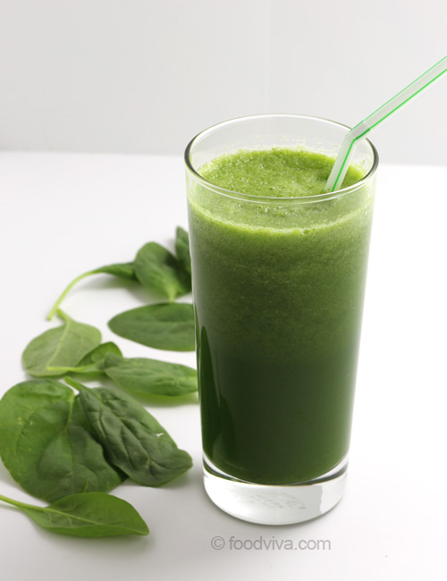 Is it safe to drink raw spinach juice?